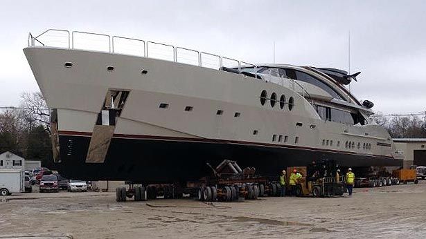 Superyacht Lady M launched by Palmer Johnson